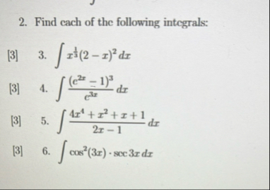 Solved Find each of the following | Chegg.com