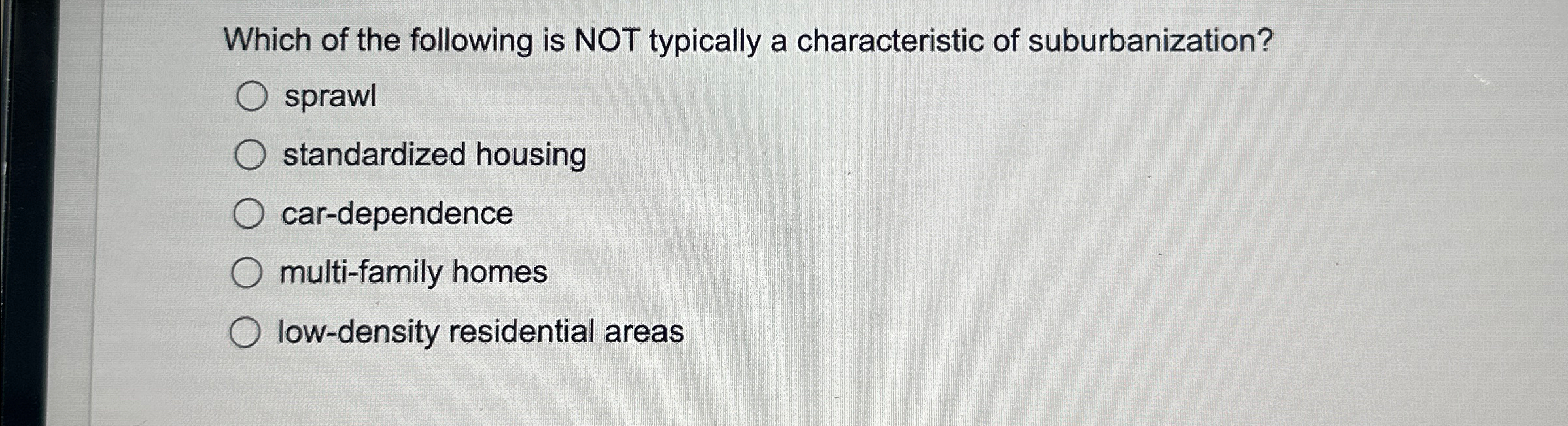 Solved Which of the following is NOT typically a | Chegg.com