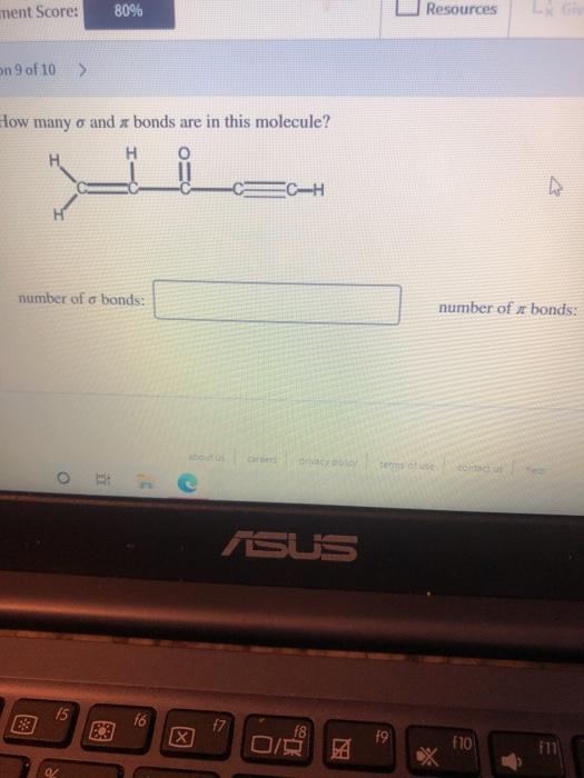 Solved ment Score: 80% Resources on 9 of 10 > How many o and | Chegg.com Solved ment Score: 80% Resources on 9 of 10 > How many o and | Chegg.com
