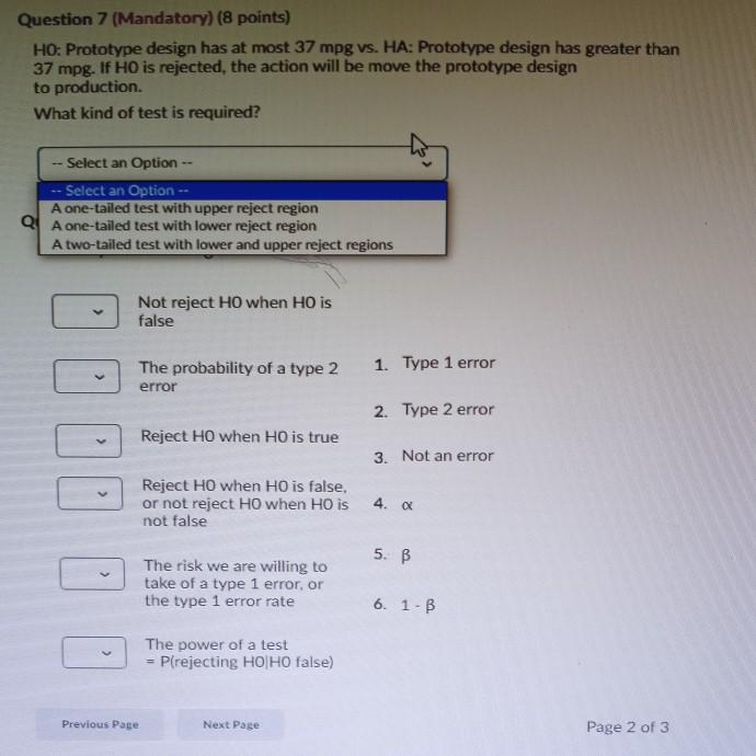 Solved Question 7 (Mandatory) (8 points) HO: Prototype | Chegg.com
