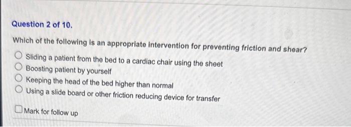 Solved Question 2 of 10. Which of the following is an | Chegg.com