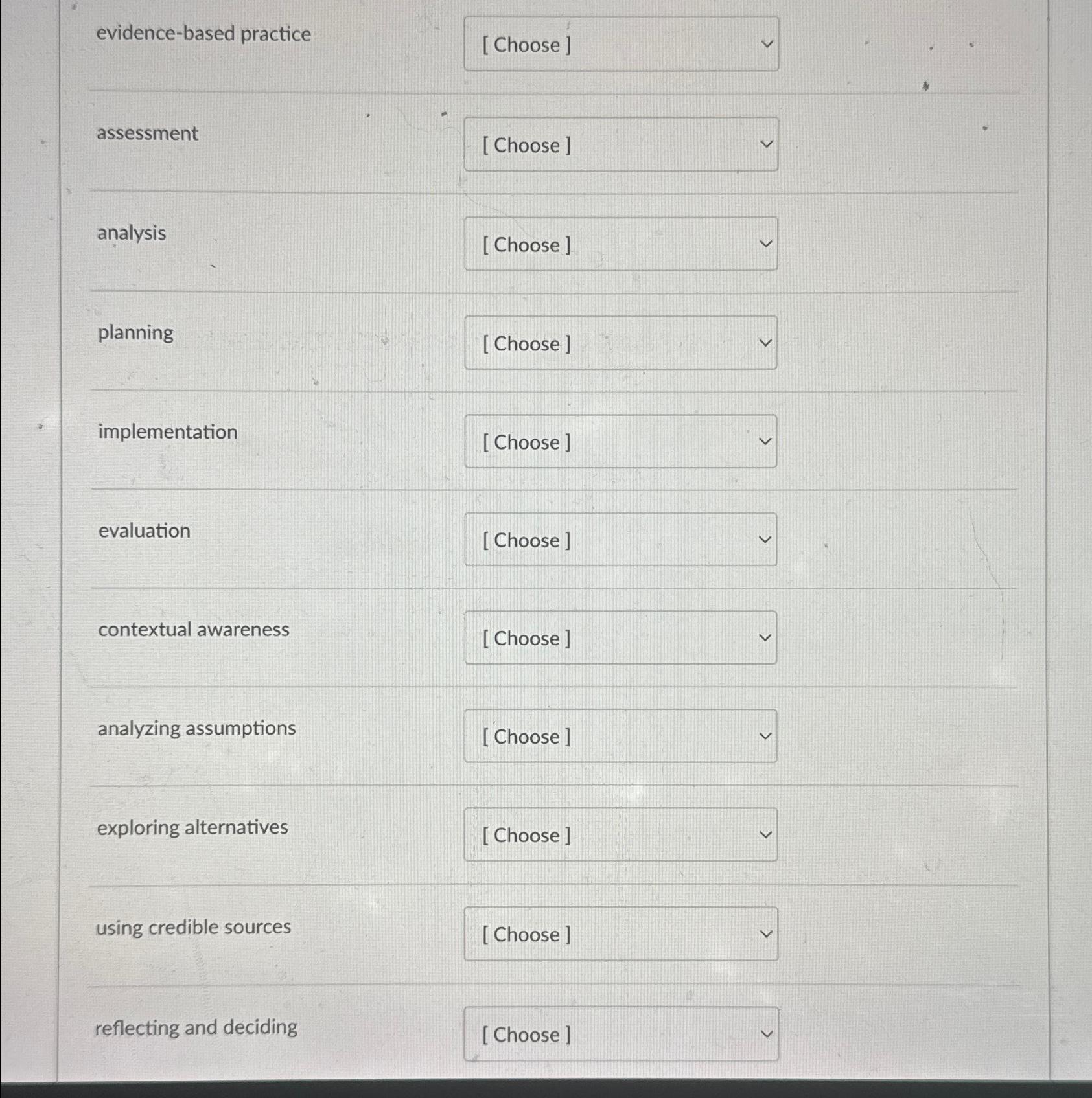 Solved evidence-based | Chegg.com