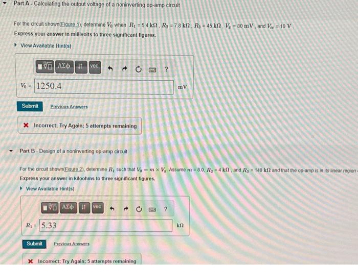 Solved Learming Goal: To analyze noninverting op-amp | Chegg.com