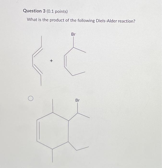 Solved What is the product of the following Diels-Alder | Chegg.com