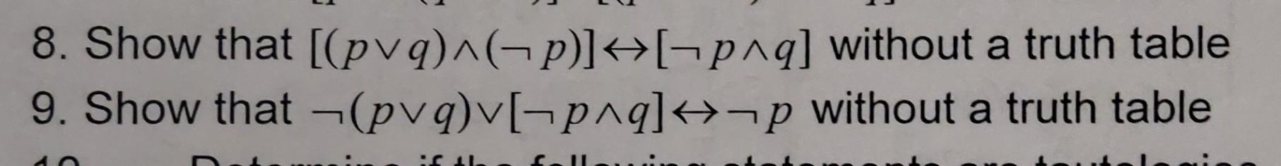 Solved for number 8 we had to solve it with the tables | Chegg.com