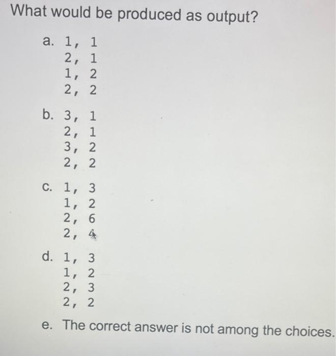 Solved Suppose the following code segment were executed: | Chegg.com