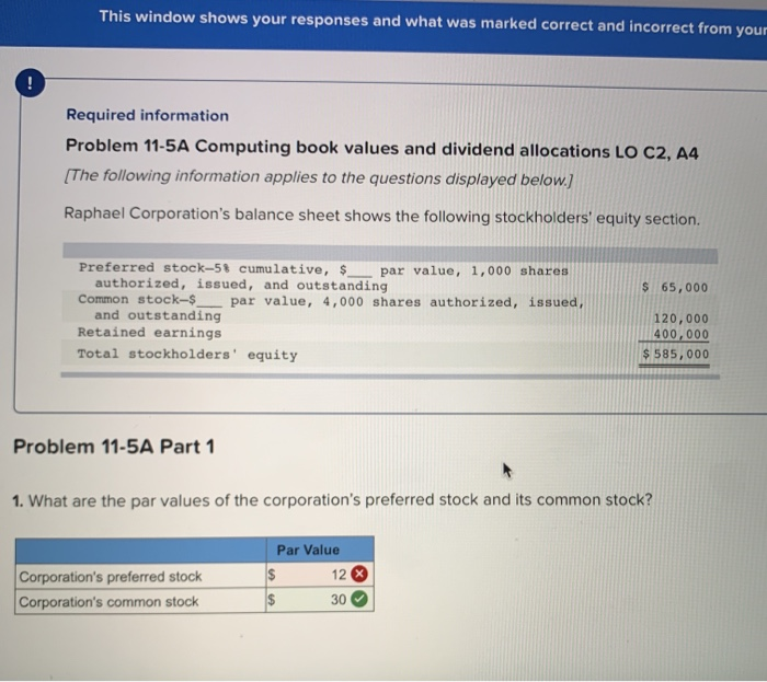 Solved This window shows your responses and what was marked | Chegg.com