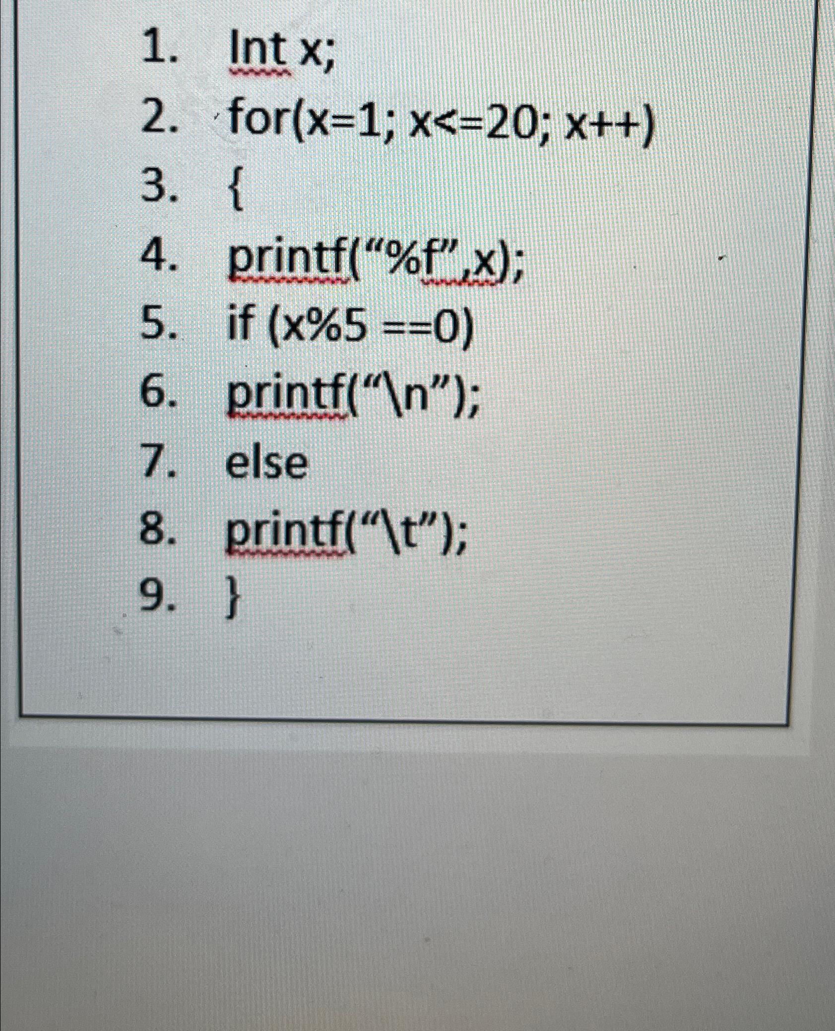 Solved Find the error Int | Chegg.com