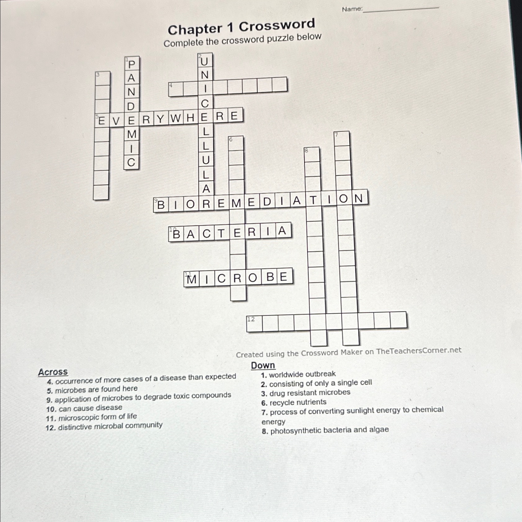 Solved Name:Chapter 1 CrosswordCreated using the Crossword | Chegg.com Solved Name:Chapter 1 CrosswordCreated using the Crossword | Chegg.com