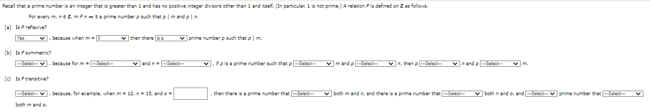 Solved Recall that a prime number is an integer that is | Chegg.com