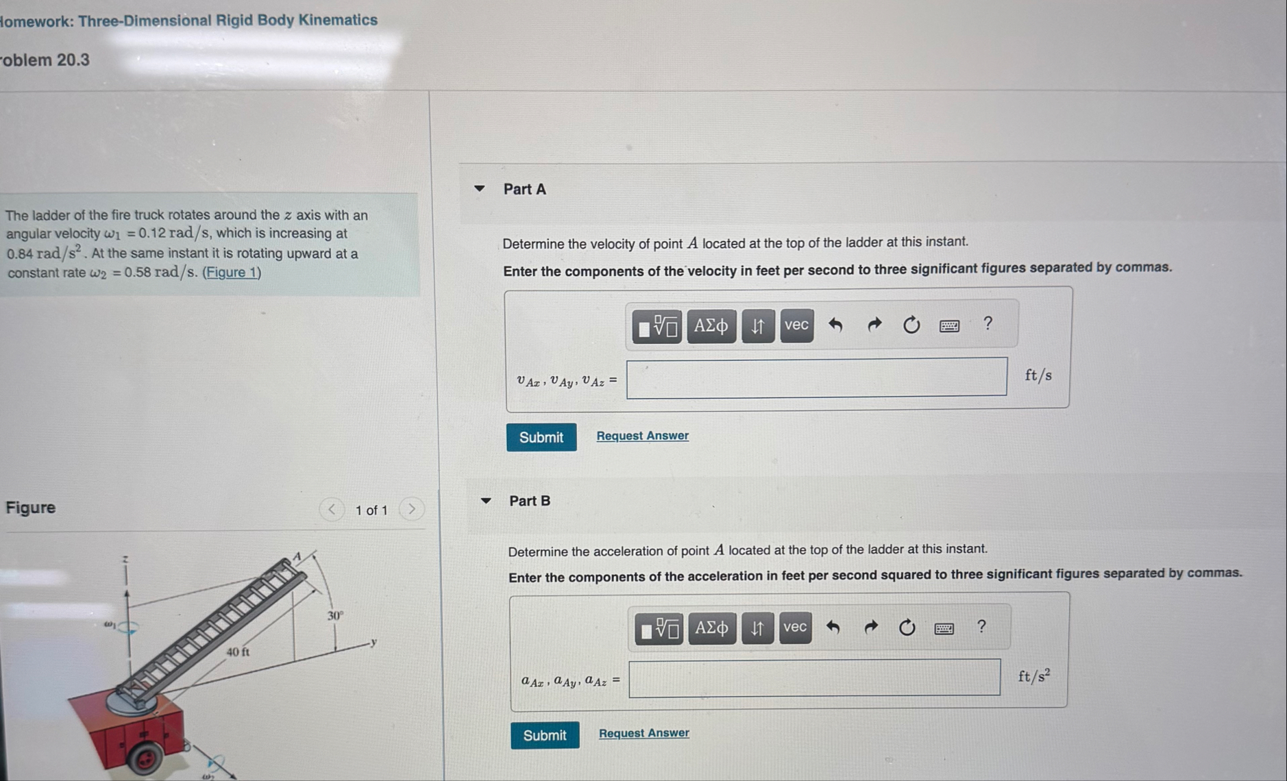 lomework: Three-Dimensional Rigid Body | Chegg.com