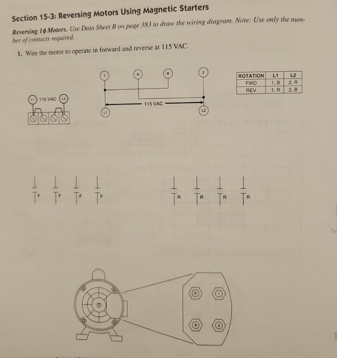 1O?Use data sheet B on page 383 to draw the wiring | Chegg.com 1O?Use data sheet B on page 383 to draw the wiring | Chegg.com