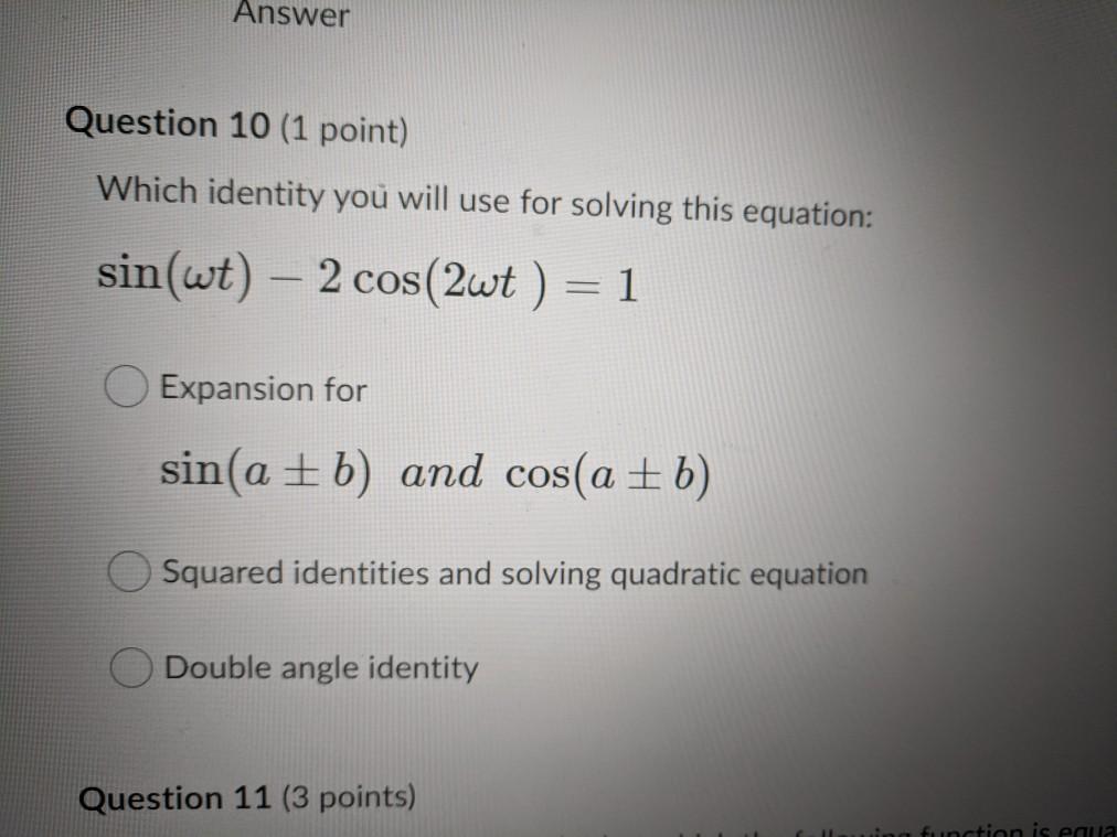 Solved Your Answer: Answer Question 12 (3 points) A current | Chegg.com