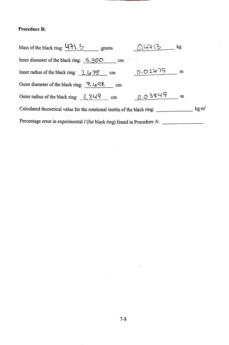 Solved Experiment 7. Rotation Average experimental | Chegg.com