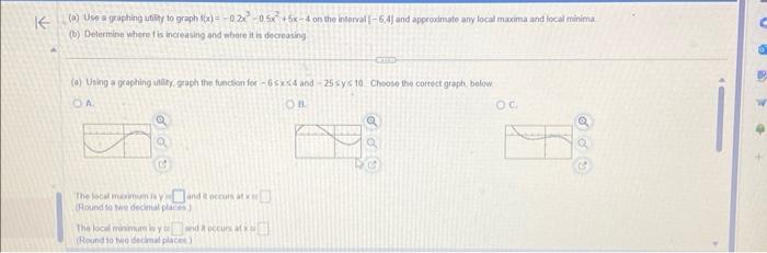 Solved (a) Uee a mophing utiar to graph | Chegg.com