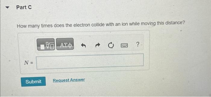 Solved The mean time between collisions for electrons in a | Chegg.com