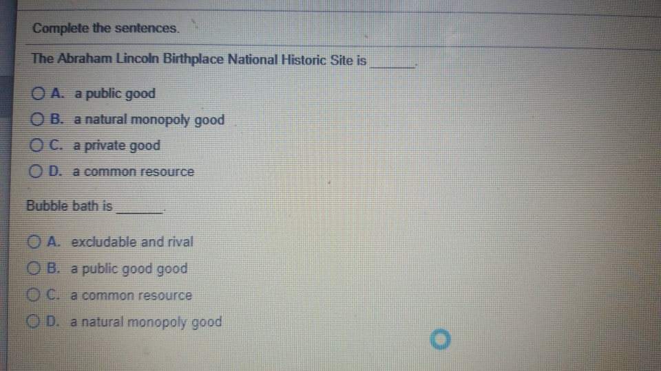 Solved Complete the sentence. choice is a decision that has | Chegg.com