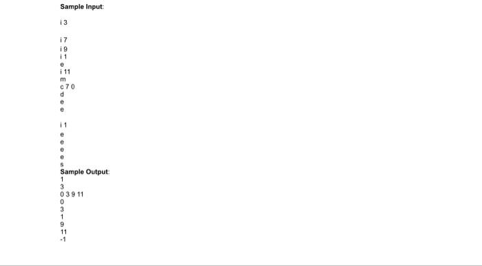 Solved NEED SOLUTION IN C PROGRAM ONLY. ALL SMAPLE INPUT AND | Chegg.com