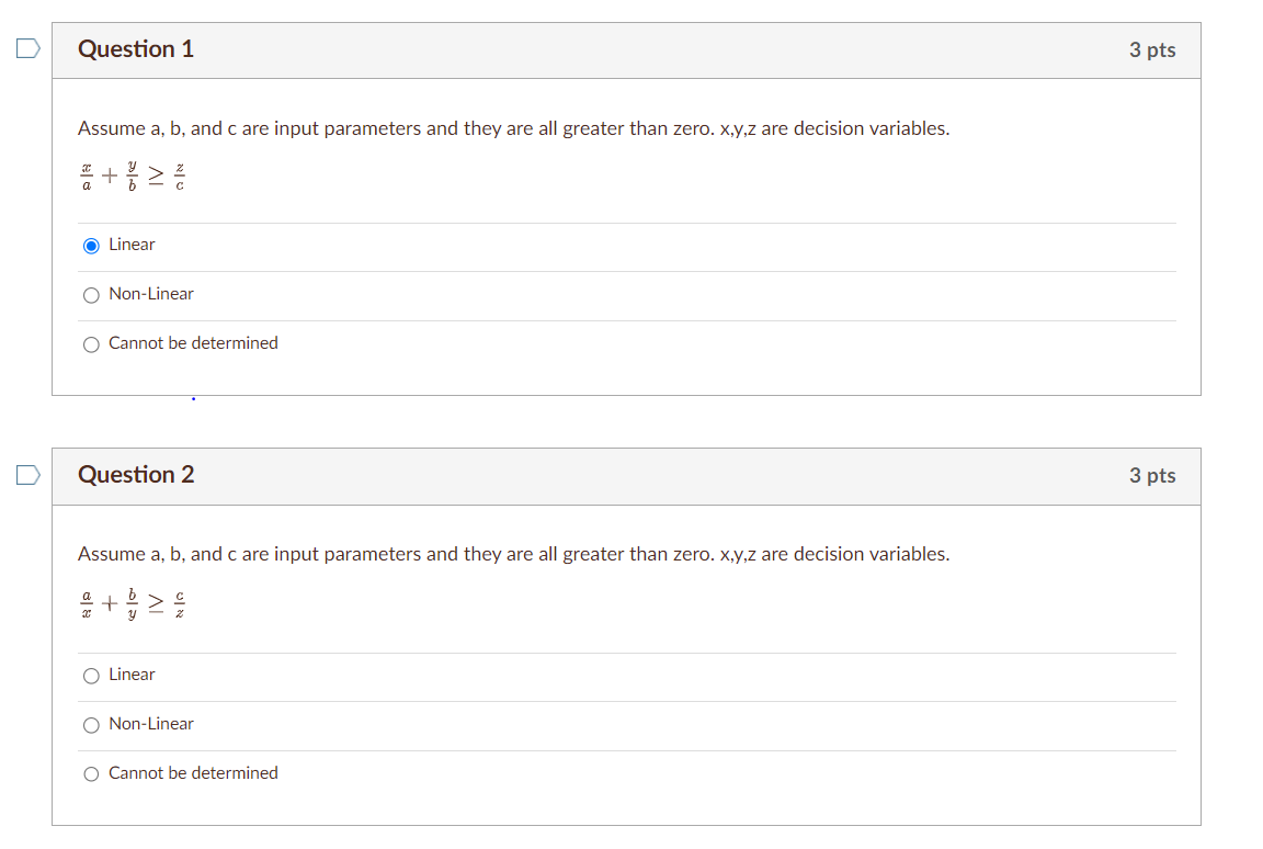 Solved Question 1Assume a, ﻿b, ﻿and c are input parameters | Chegg.com
