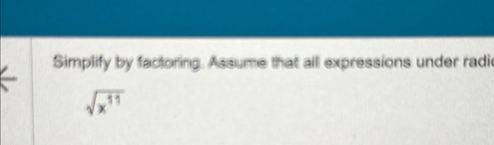 Solved Simplify by factoring. Assume that all expressions | Chegg.com