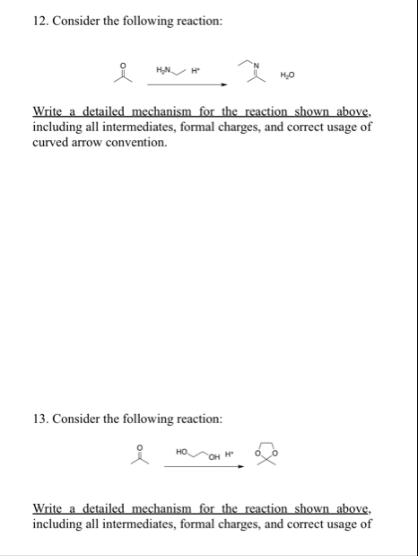 Solved Consider the following reaction:Write a detailed | Chegg.com