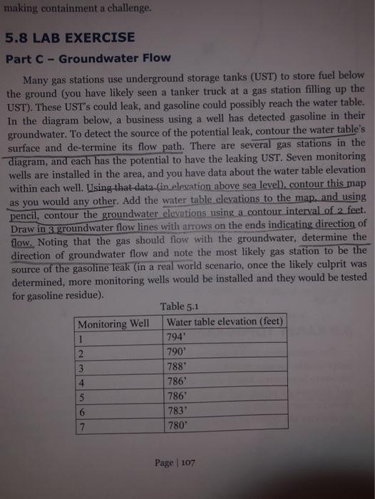 Solved making containment a challenge. 5.8 LAB EXERCISE Part | Chegg.com