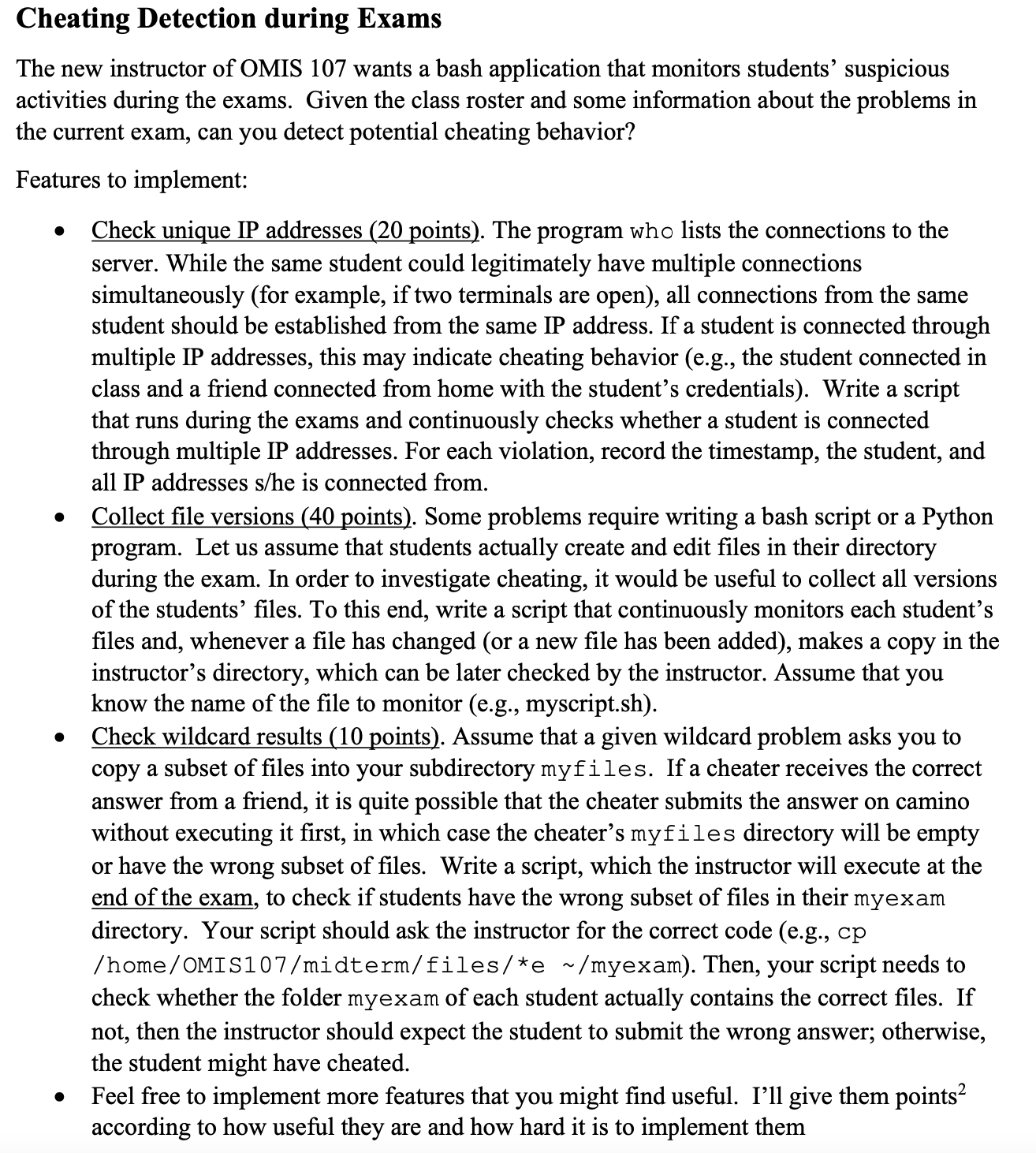 Solved How do I solve this for mac bash terminal? | Chegg.com