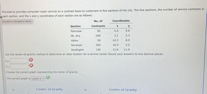 Solved Microserve provides computer repair service on a | Chegg.com