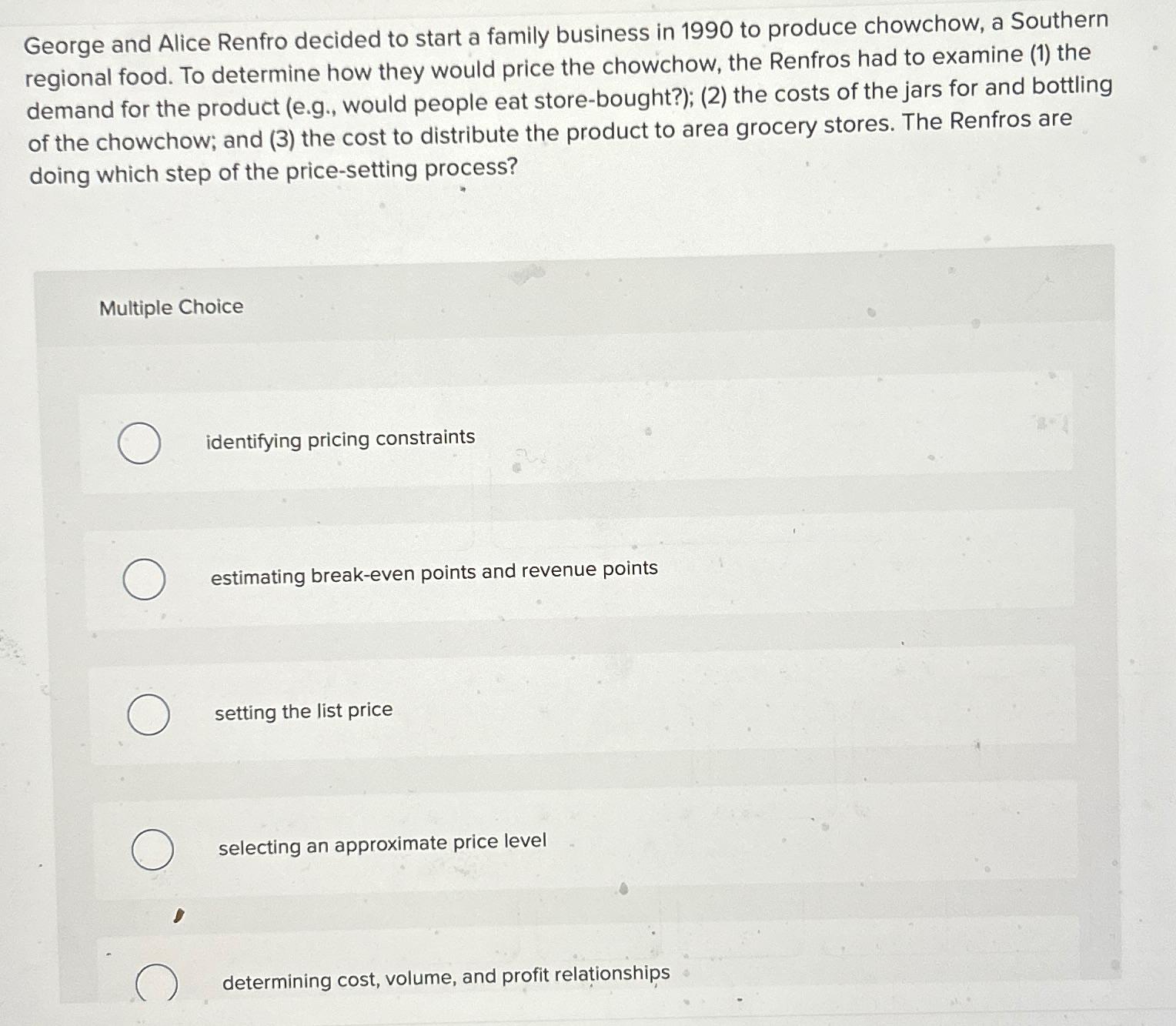 Solved George and Alice Renfro decided to start a family | Chegg.com