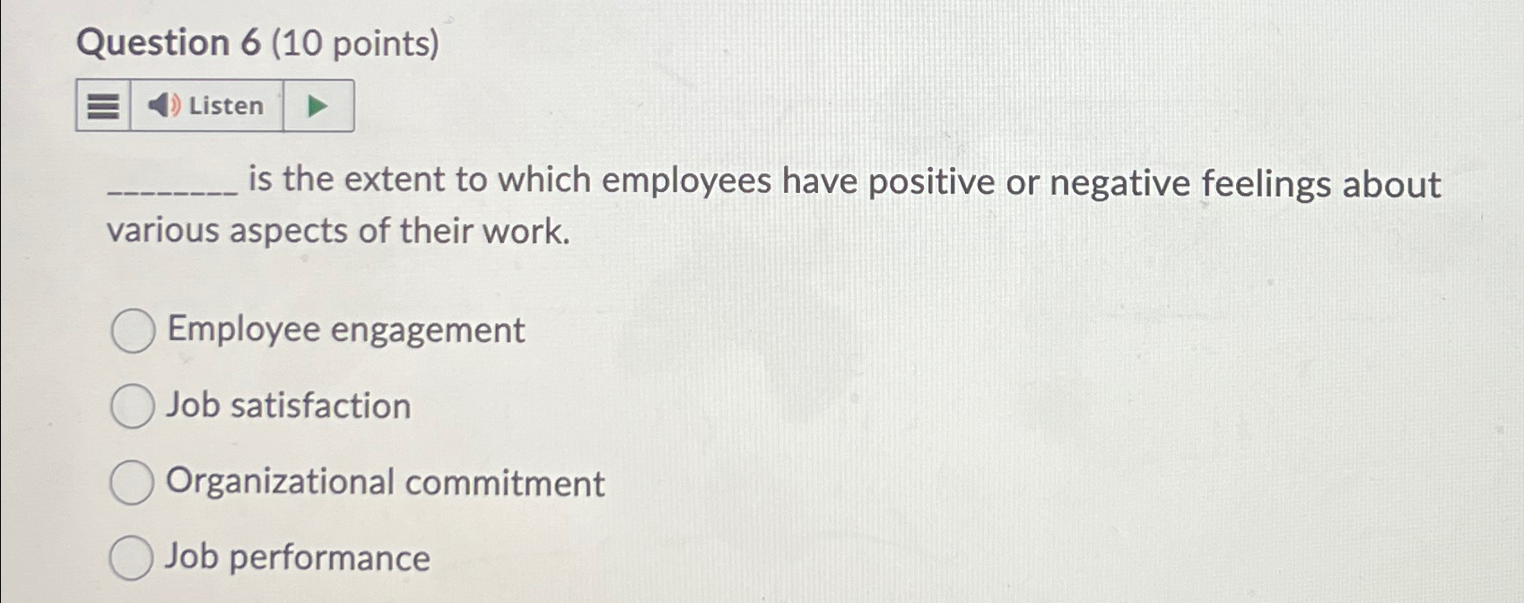 Solved Question 6 (10 ﻿points)is the extent to which | Chegg.com