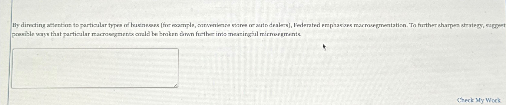 Solved By directing attention to particular types of | Chegg.com