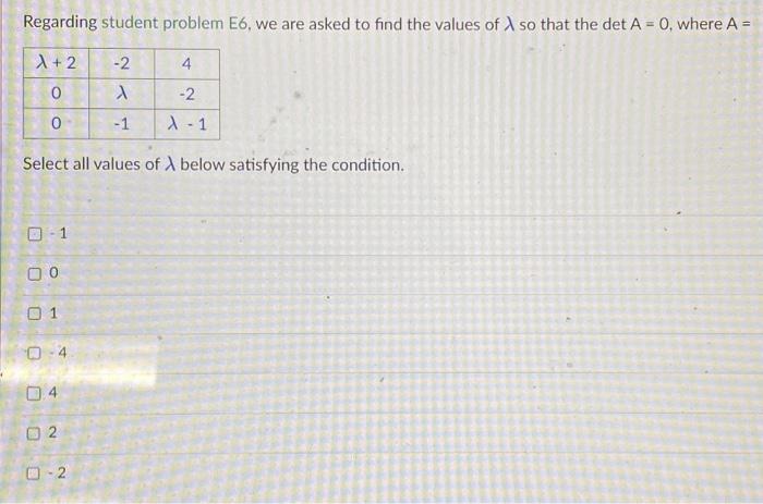 Solved Regarding student problem E6, we are asked to find | Chegg.com