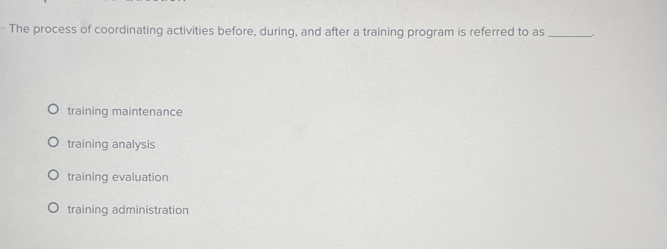 Solved The process of coordinating activities before, | Chegg.com