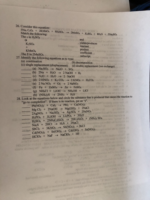 CHEM 100 EXAM III (Practice Test) 1. In a solution | Chegg.com