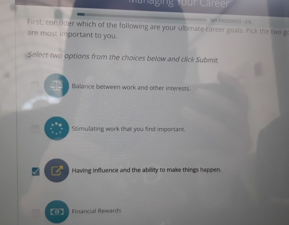 Solved First, consider which of the following are your | Chegg.com