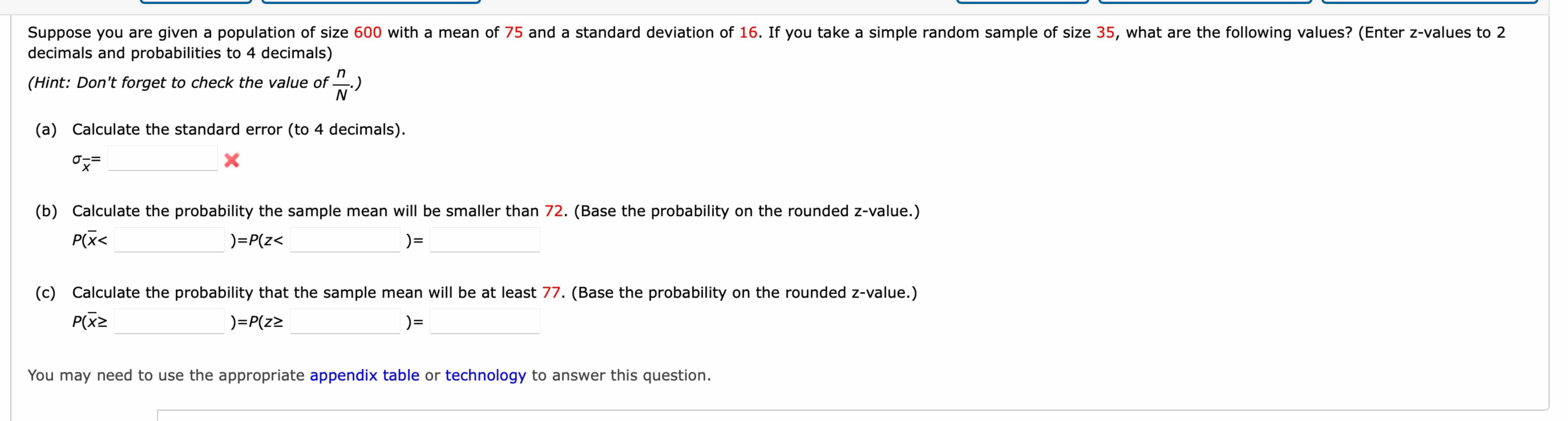 Solved decimals and probabilities to 4 ﻿decimals)(Hint: | Chegg.com