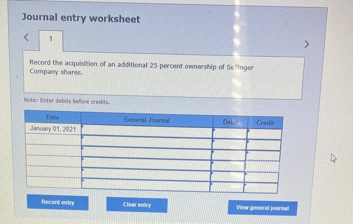Solved On January 1, 2020. Palka, Inc, acquired 70 percent | Chegg.com
