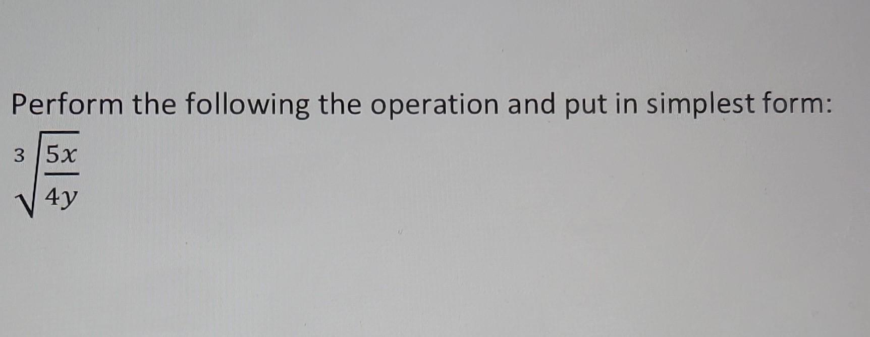 Solved Perform the following the operation and put in | Chegg.com