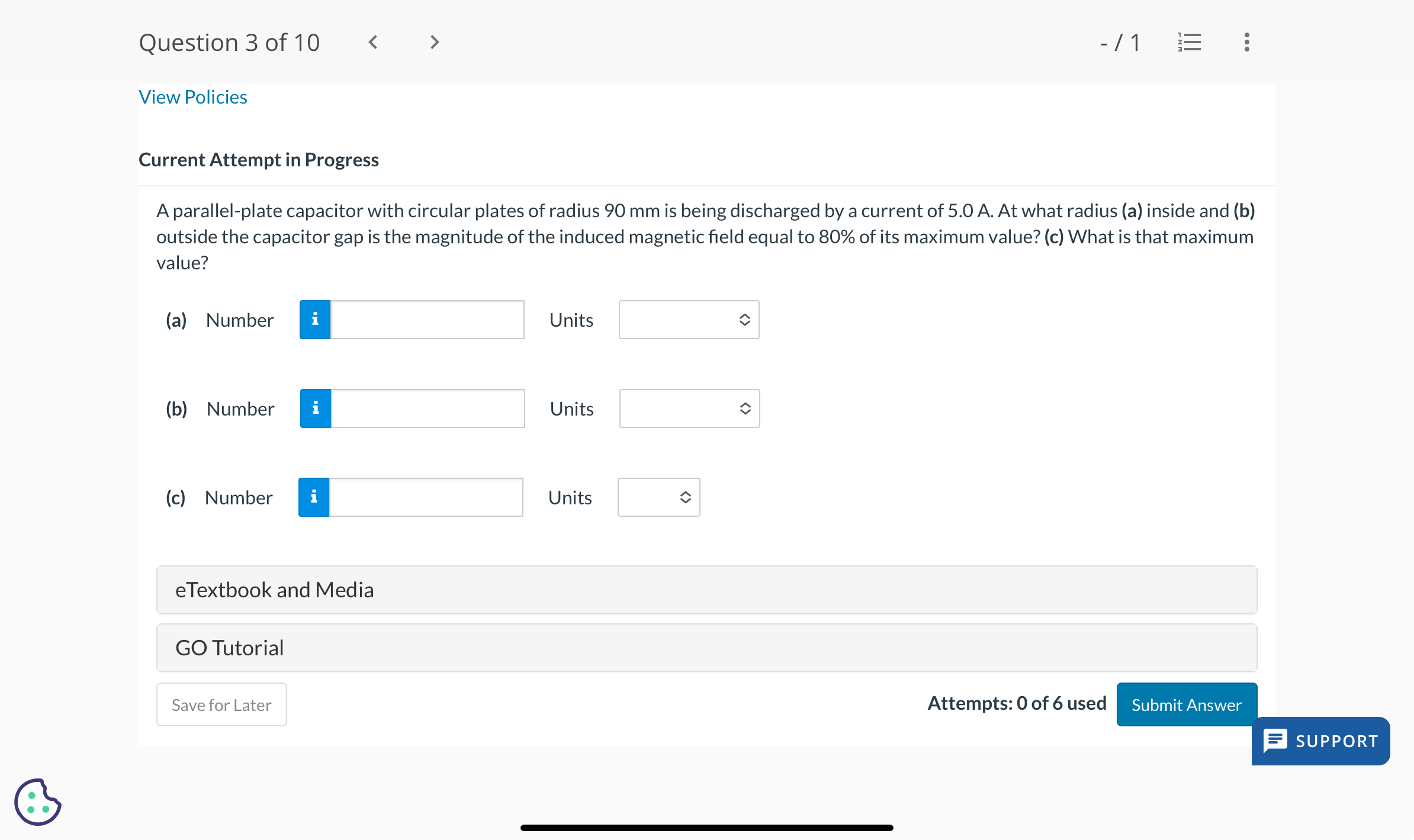 Solved Question 3 ﻿of 10-13vdots-=View PoliciesCurrent | Chegg.com