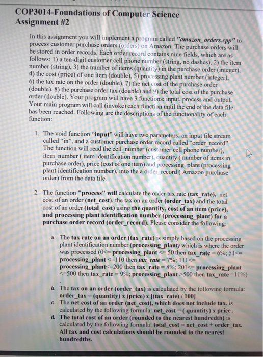 Solved Cop3014 Foundations Of Computer Science Assignment 2