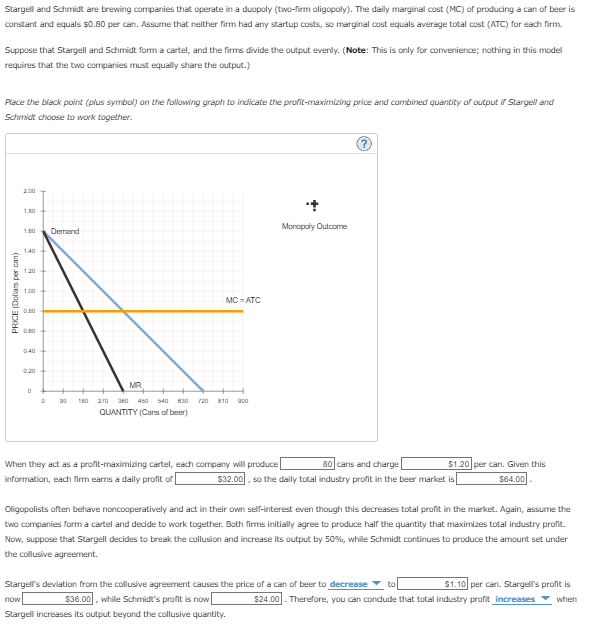 Solved Stargell and Schmidt are brewing companies that | Chegg.com