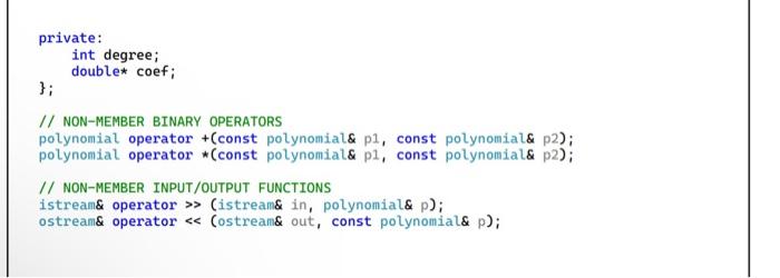 Solved Write implementation in C++ for each member function | Chegg.com