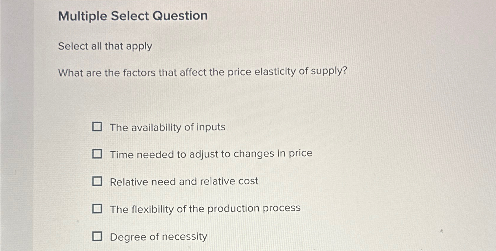 Solved Multiple Select QuestionSelect all that applyWhat are | Chegg.com