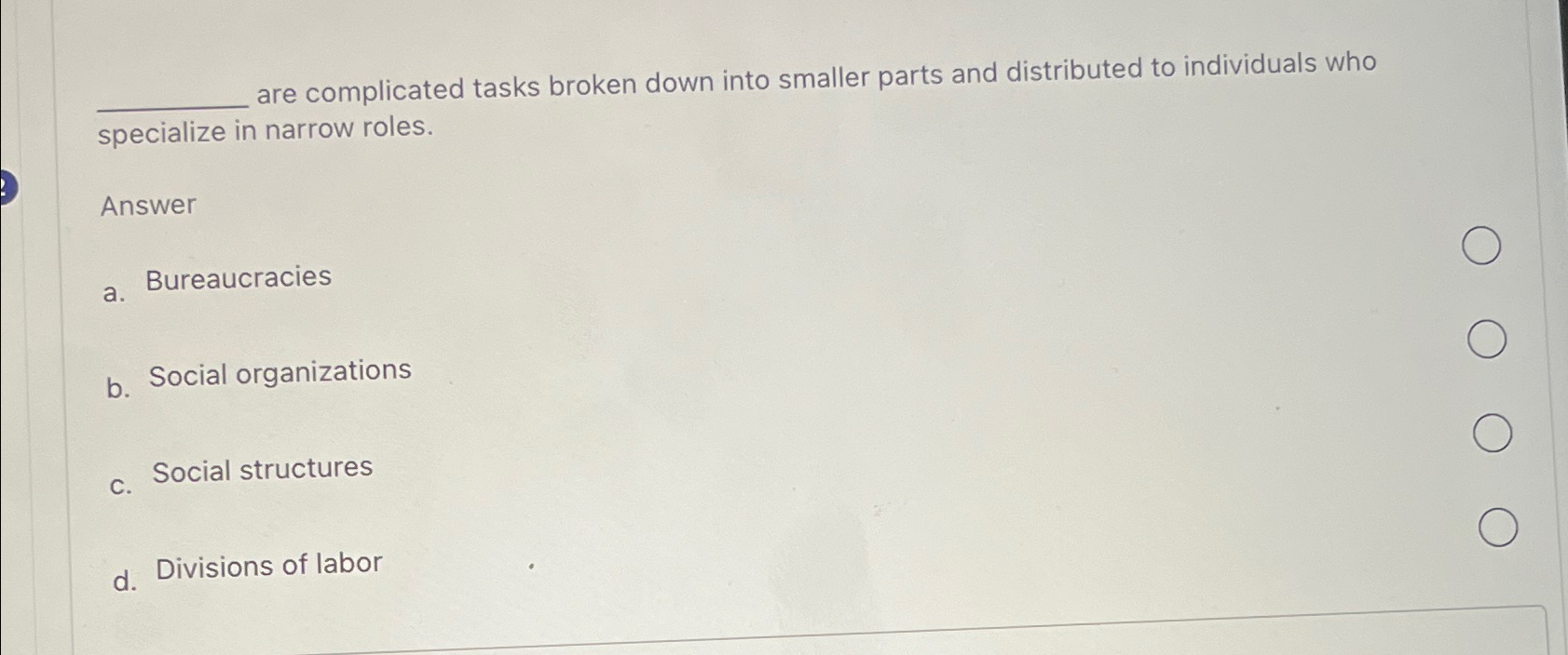 Solved are complicated tasks broken down into smaller parts | Chegg.com
