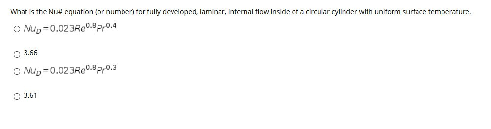 Solved What is the Nu# equation (or number) for fully | Chegg.com