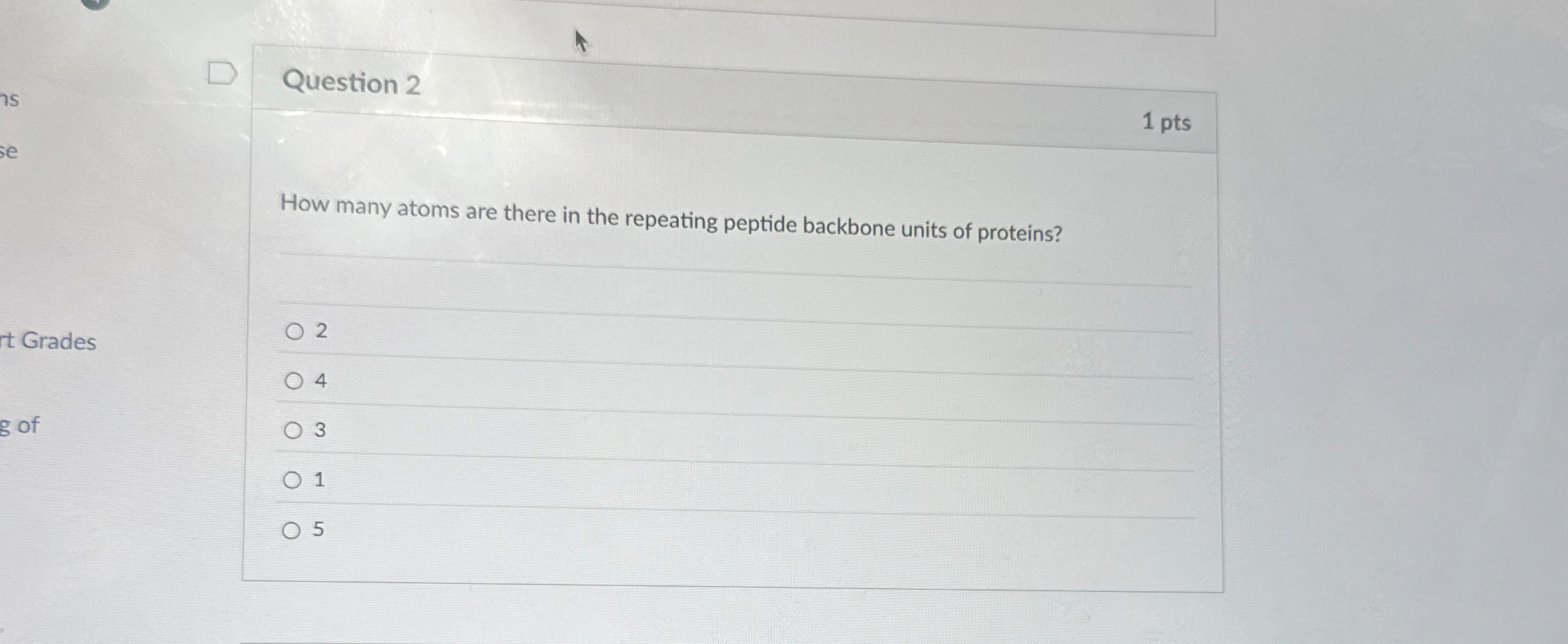 Solved Question 21 ﻿ptsHow many atoms are there in the | Chegg.com