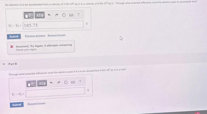 x Incorrect; Try Again; 5 attempts remaining Check | Chegg.com