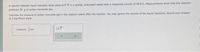 Solved A reaction between liquid reactants takes place at | Chegg.com