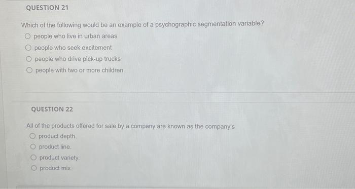 Solved VALS is an attempt at Demographic segmentation | Chegg.com