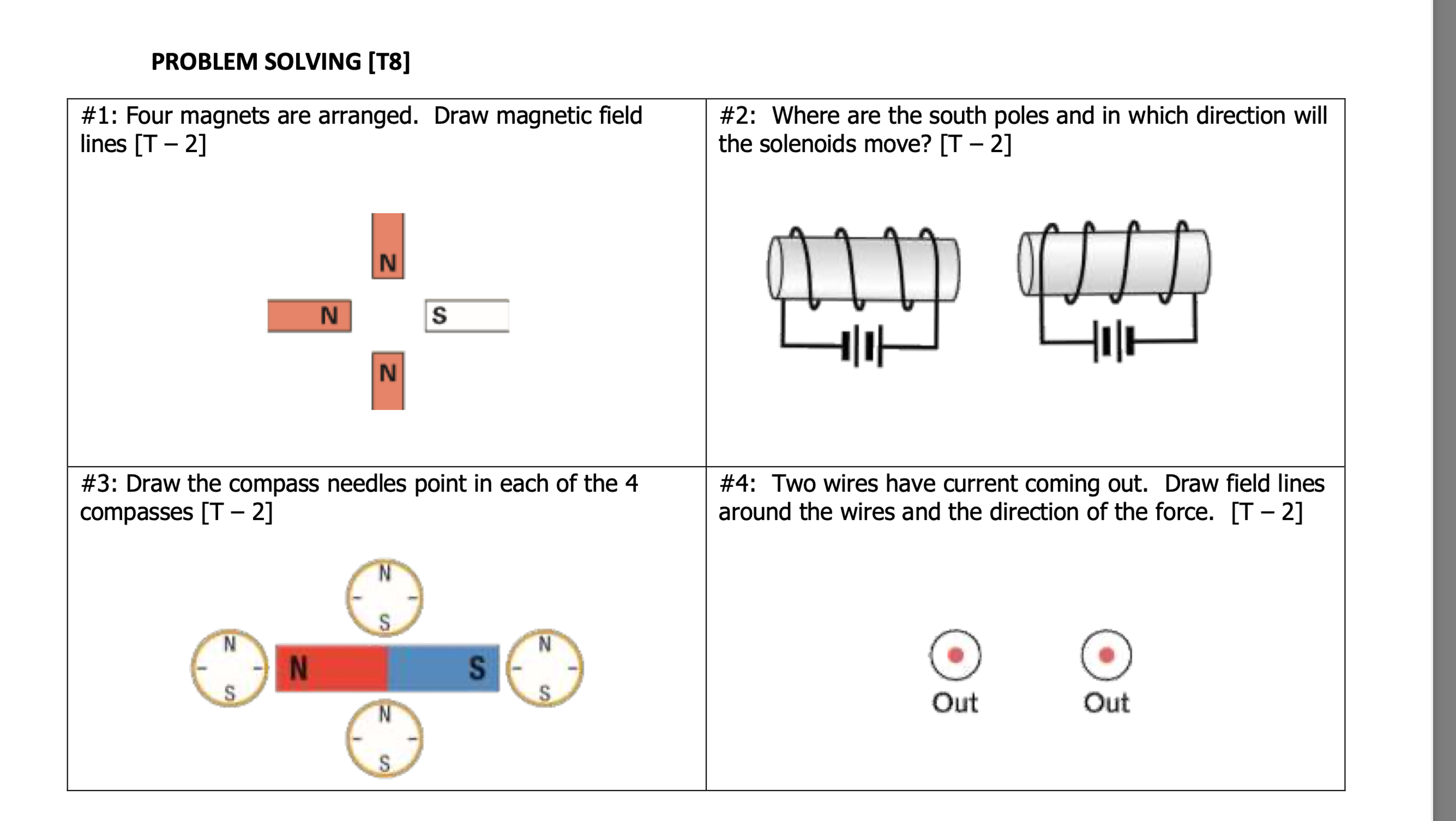 PROBLEM SOLVING [T8] | Chegg.com